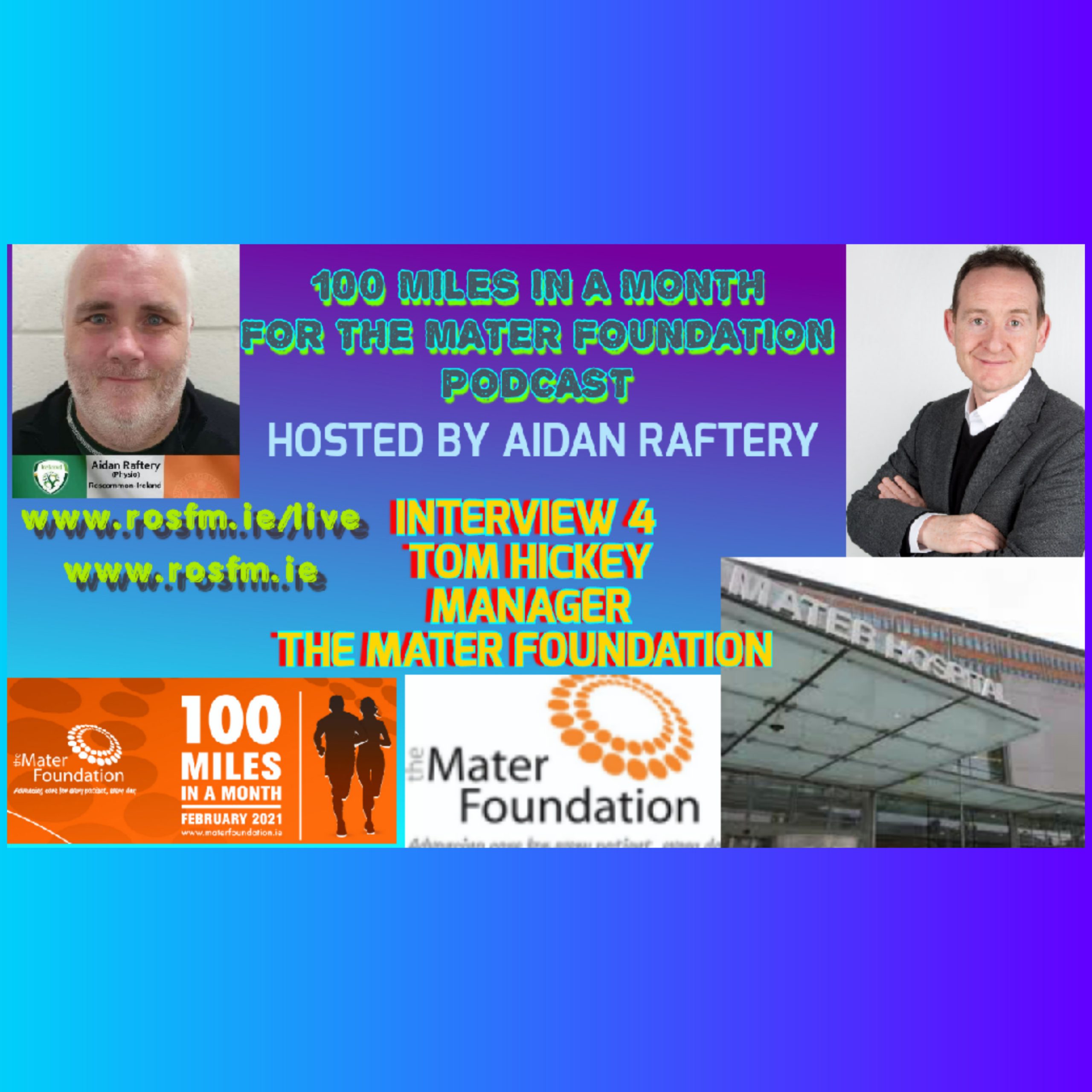 ROSFM SPORT 100 MILES IN A MONTH CHALLENGE WITH AIDAN RAFTERY WITH TOM ...